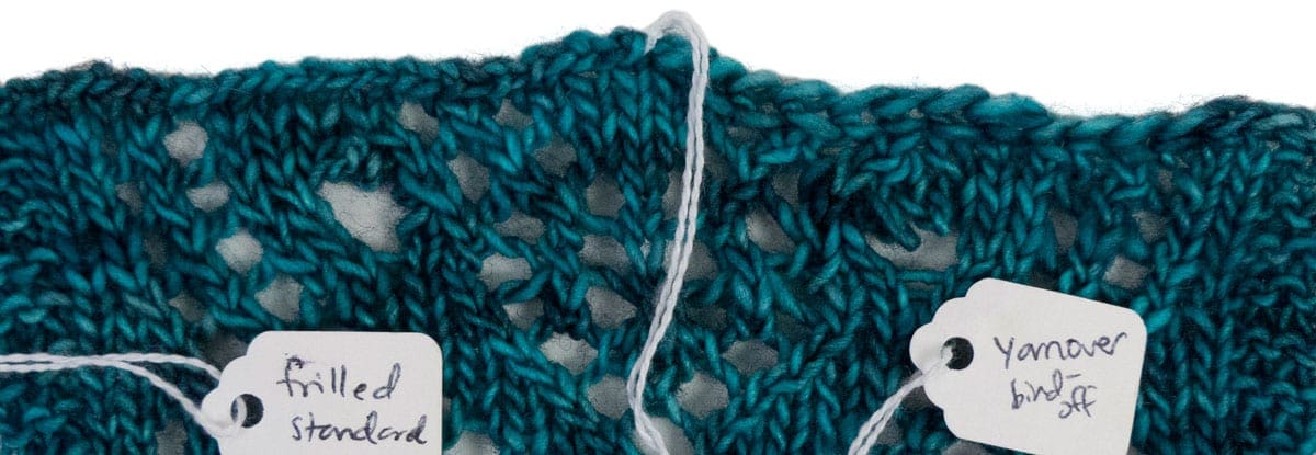Best Bind-Off For Lace: The Frilled Standard Bind-Off | KnitFreedom