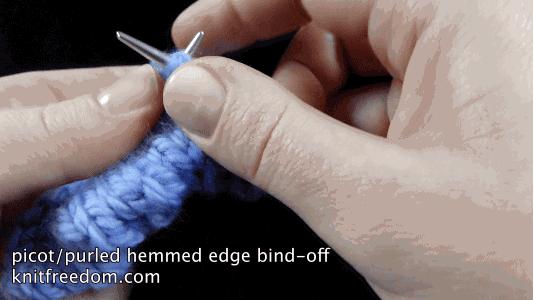Decorative Bind Offs | Unique Knit Edges - KnitFreedom.com